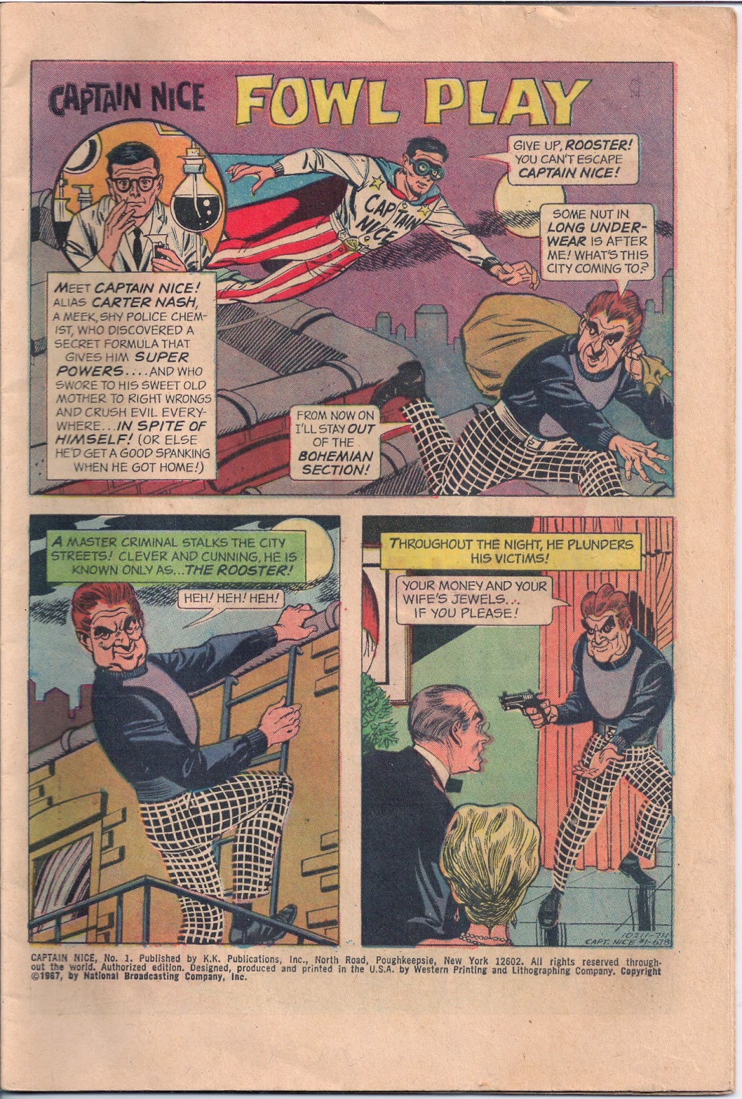 Four-Color Shadows: Captain Nice-Joe Certa-1967