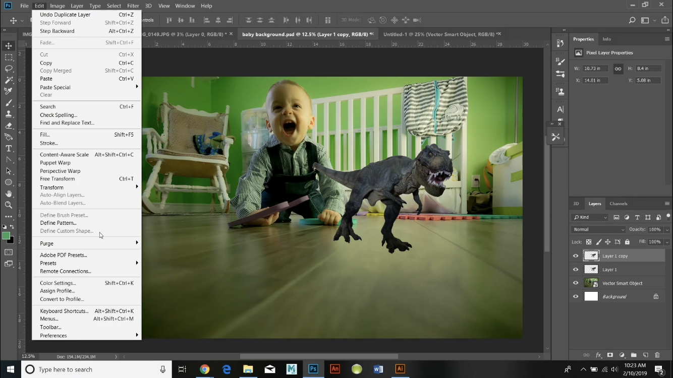 The Helpful Art Teacher: If I were an inch tall Photoshop Tutorial