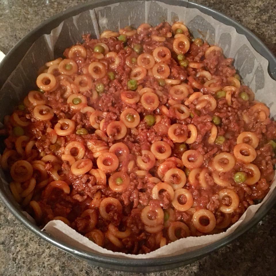 Making Anelletti al Forno Siciliana