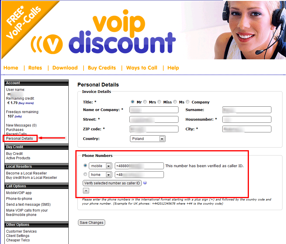 DialPlan: Fritz!Box - konfiguracja - BETAMAX i identyfikacja numeru