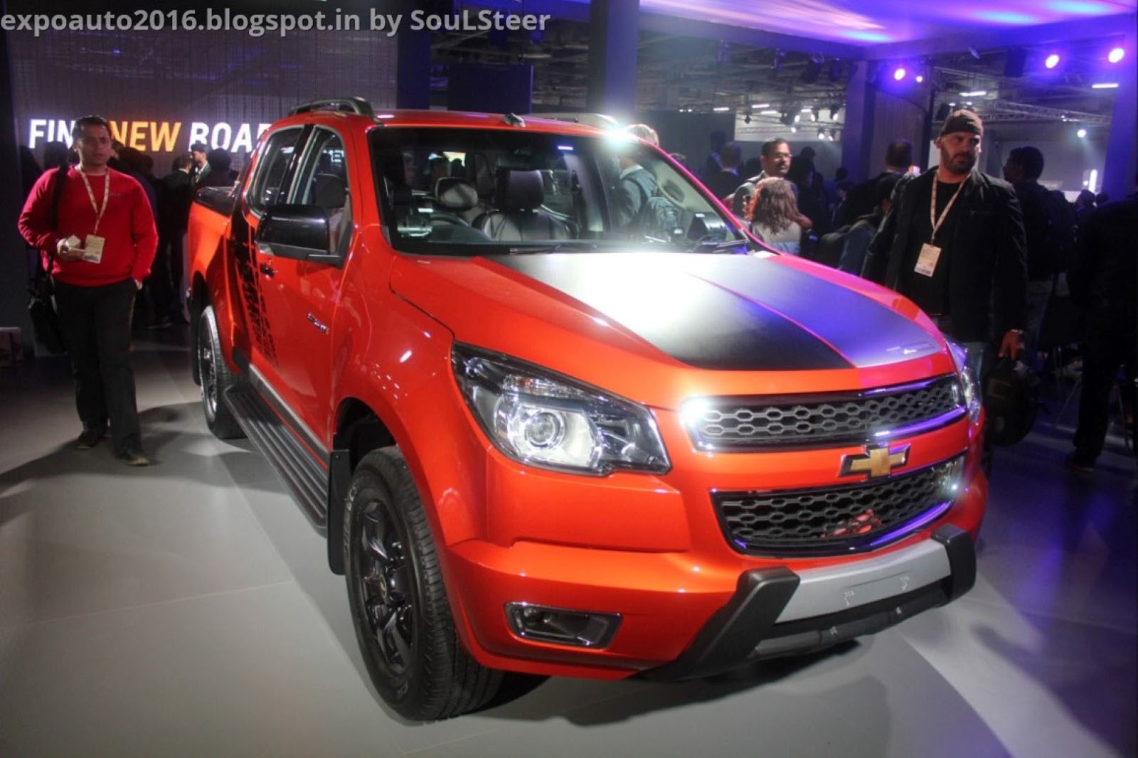 Auto Expo 2016 by SouLSteer: Orange Chevrolet Colorado High Country 2.8 ...