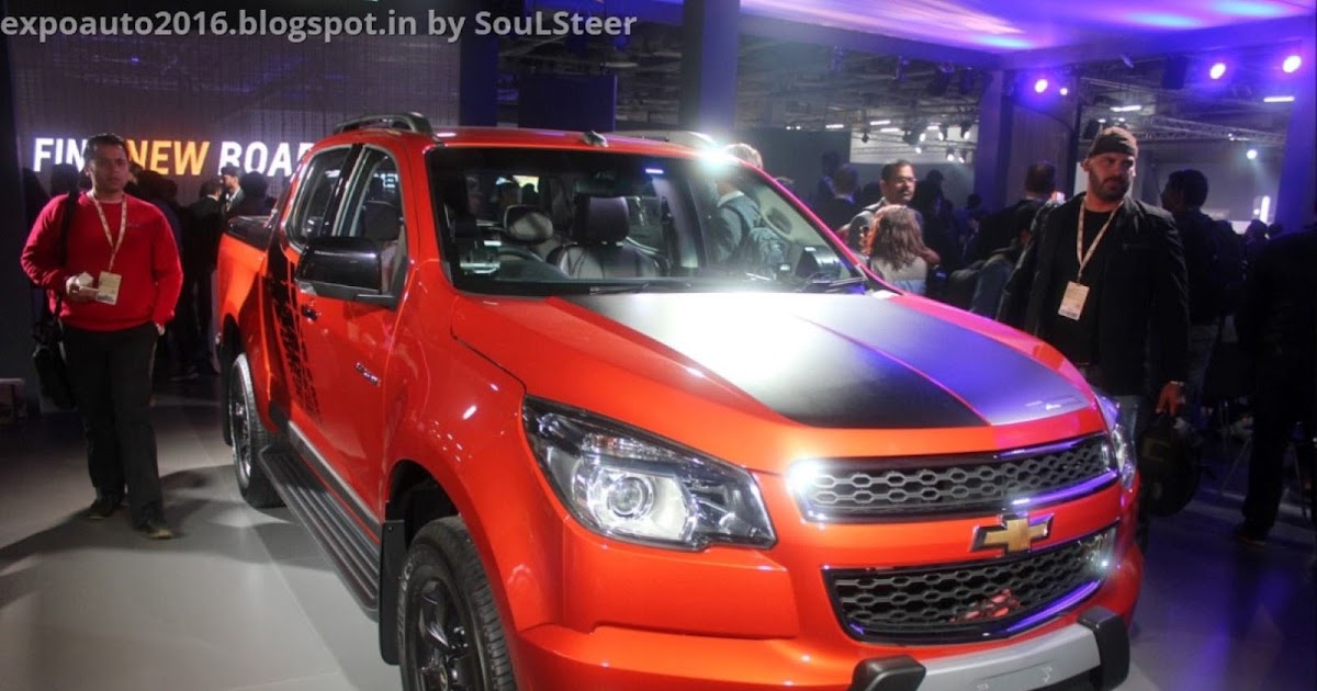 Auto Expo 2016 by SouLSteer: Orange Chevrolet Colorado High Country 2.8 ...
