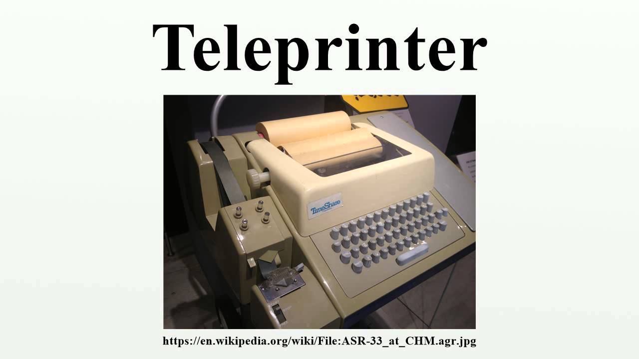 Teleprinter