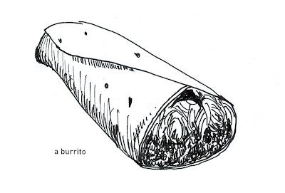 Ana's Strictly Sketchbook: 642 Things to Draw #25 - A Burrito