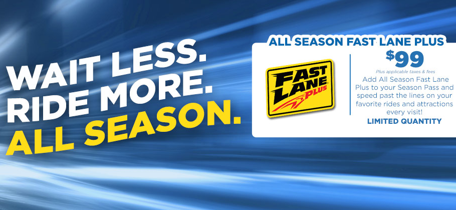 NewsPlusNotes: Cedar Fair Testing the Waters for All Season Fast Lane Plus