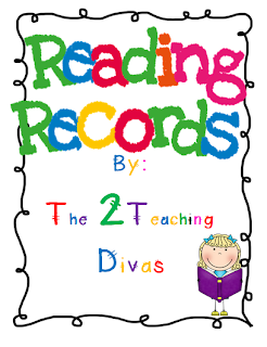The 2 Teaching Divas: Weekly Reading Records!