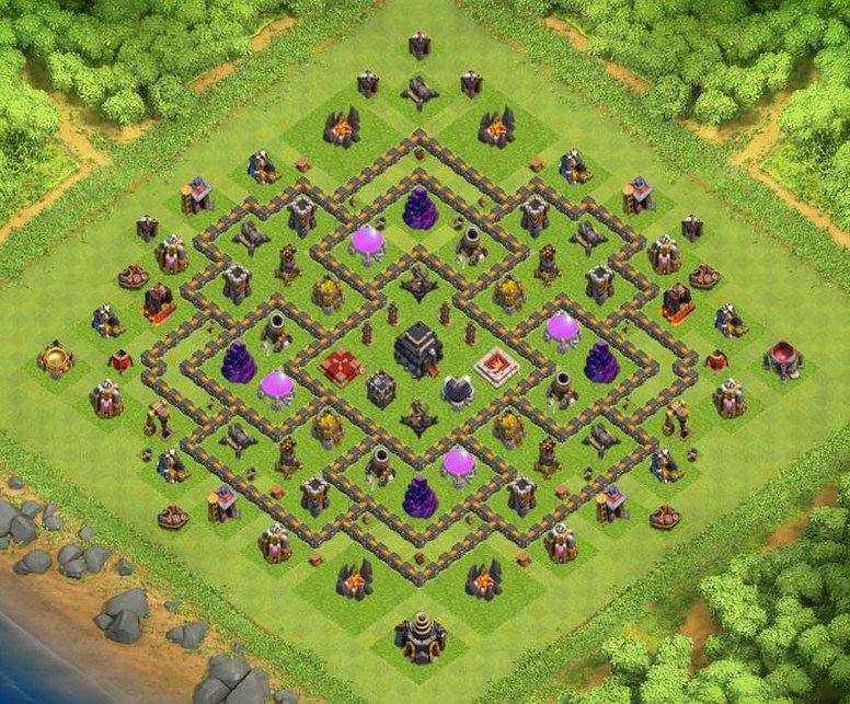 Pertahanan Base TH 9 ~ Petra Kirom
