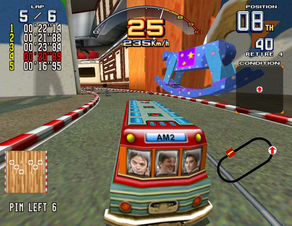 The Videogames Museum: SCUD RACE / SEGA SUPER GT (ARCADE)