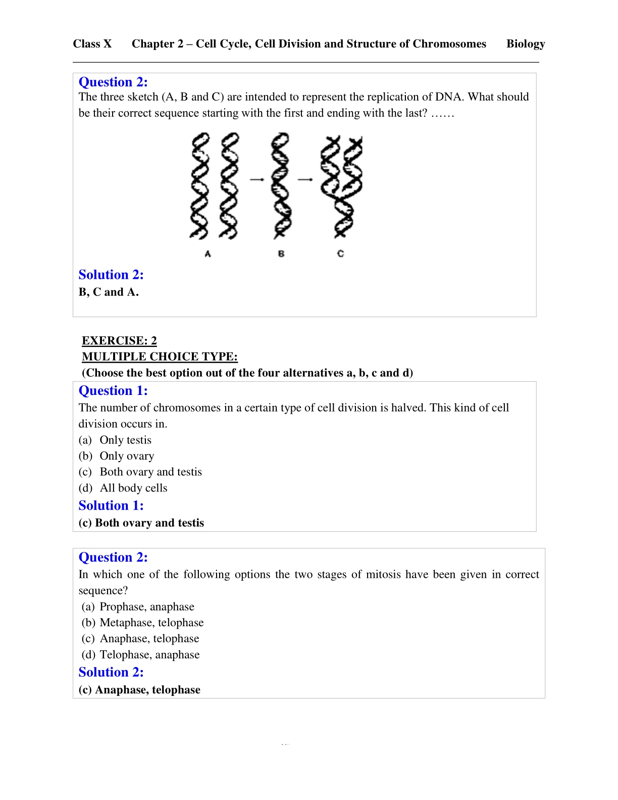 ICSE Concise Biology Class 10 Chapter 2 - ICSE HUB