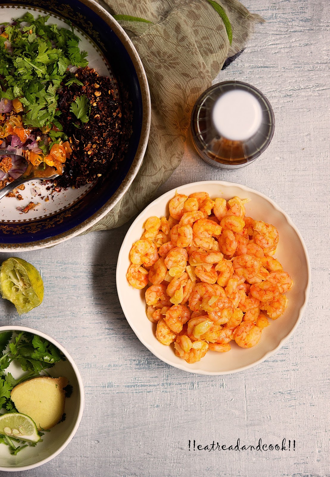 Chingri Macher Bhorta / Bengali Prawn Bharta