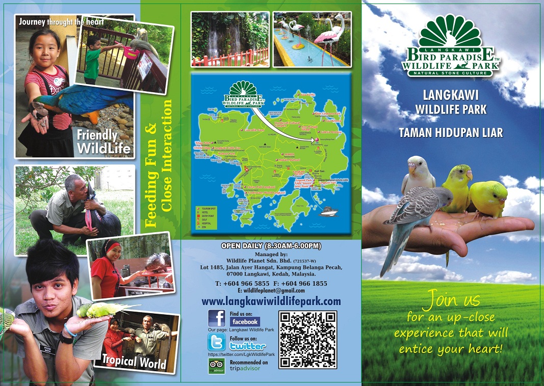 LANGKAWI WILDLIFE PARK Bird Paradise: Visitor Info