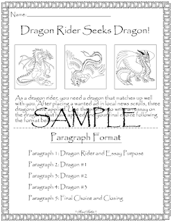 Morsel Tidbits: Dragon Profiles: Creative Writing