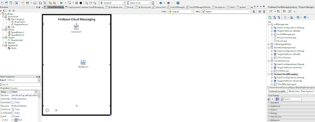 Firebase Cloud Messaging with Delphi 10.1 Berlin update 2.