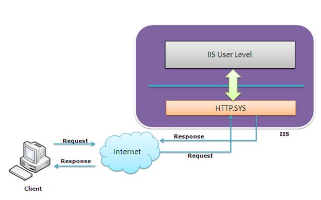 Basic Asp Iis Process Beginner S Guide Iis Process Request Responce Iis Cycle