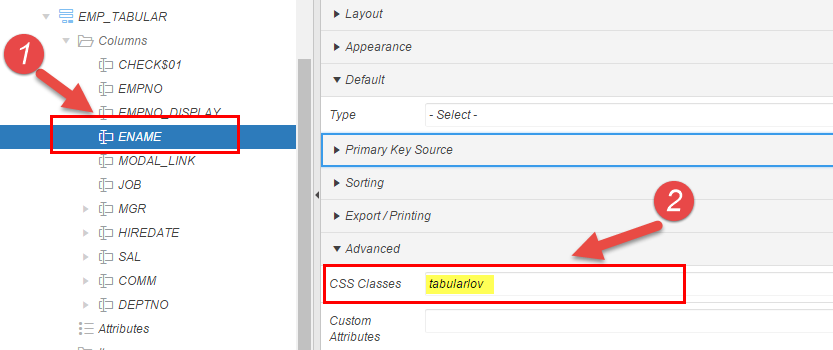 Oracle Apex Capabilities Oac Modal Lov In Tabular