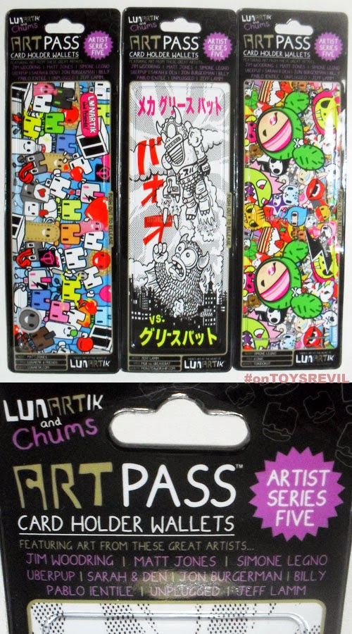 Pop Out & Go Art Pass Wallet (Artist Series Five) featuring designs ...
