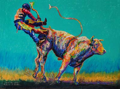 Louise Mellon's Art: Rodeo paintings