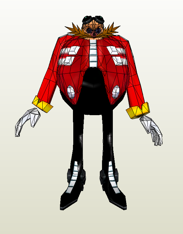 Papercraft Sonic Dr. Eggman - Papercraft4u | Free Papercrafts, Paper ...