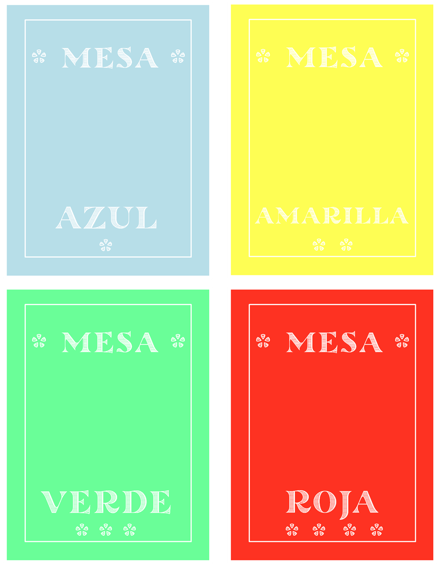 QUÉ HACEMOS HOY EN EL COLE?: ORGANIZANDO LAS MESAS