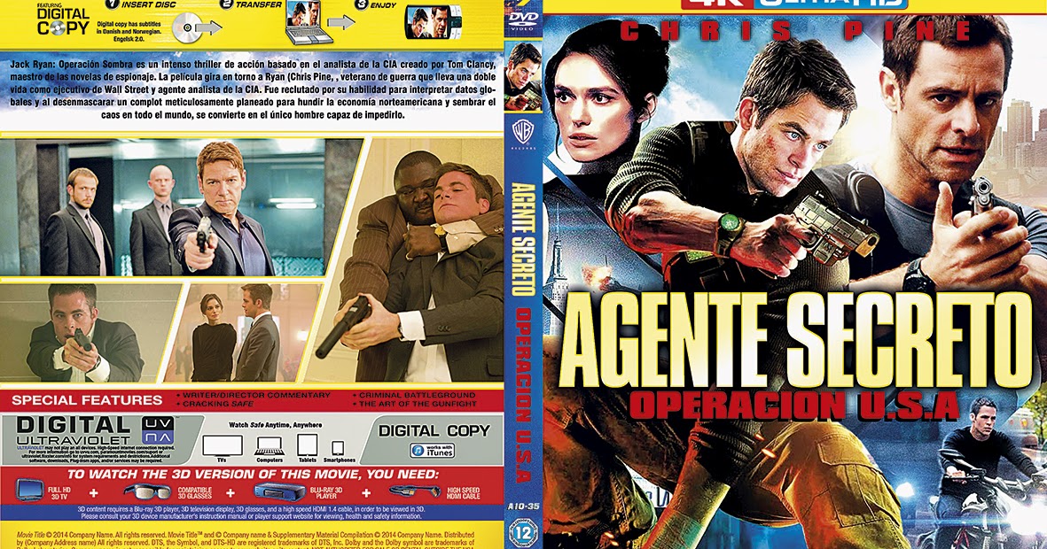 EL AGENTE SECRETO: OPERACIÓN U.S.A ~ Cover Dvd Bluray