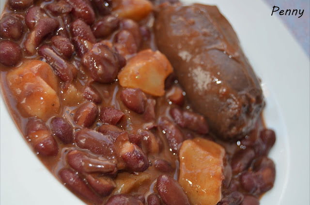 El Rincón de la Mariposa: Judias Rojas con Morcilla