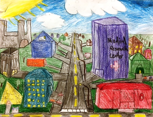 Mrs. Nhu's Oakdale Art Class: 1-Point Perspective Cityscapes!