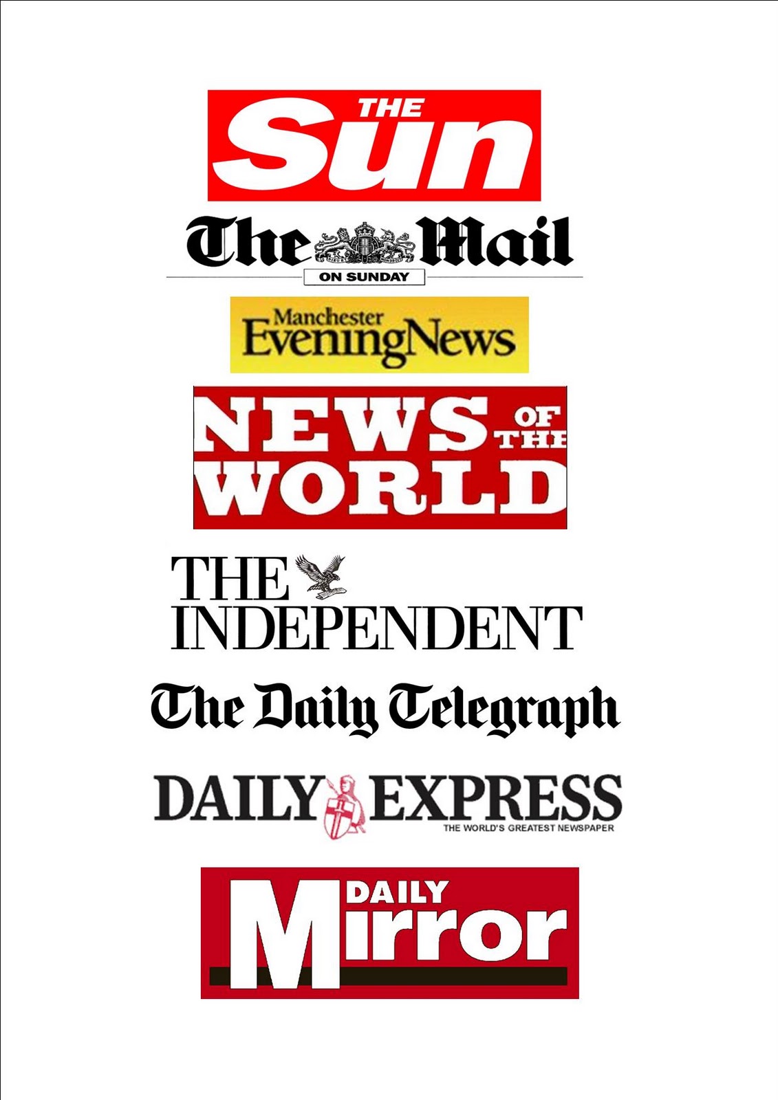 A2 advanced production: Newspaper logo research