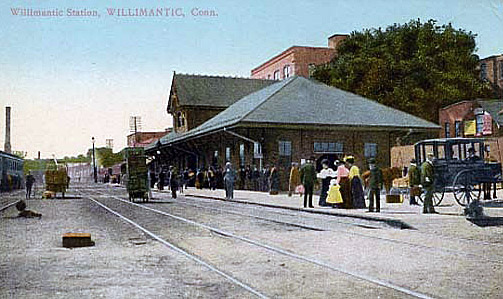 White River Division: Willimantic Ct. - Railroad Postcards