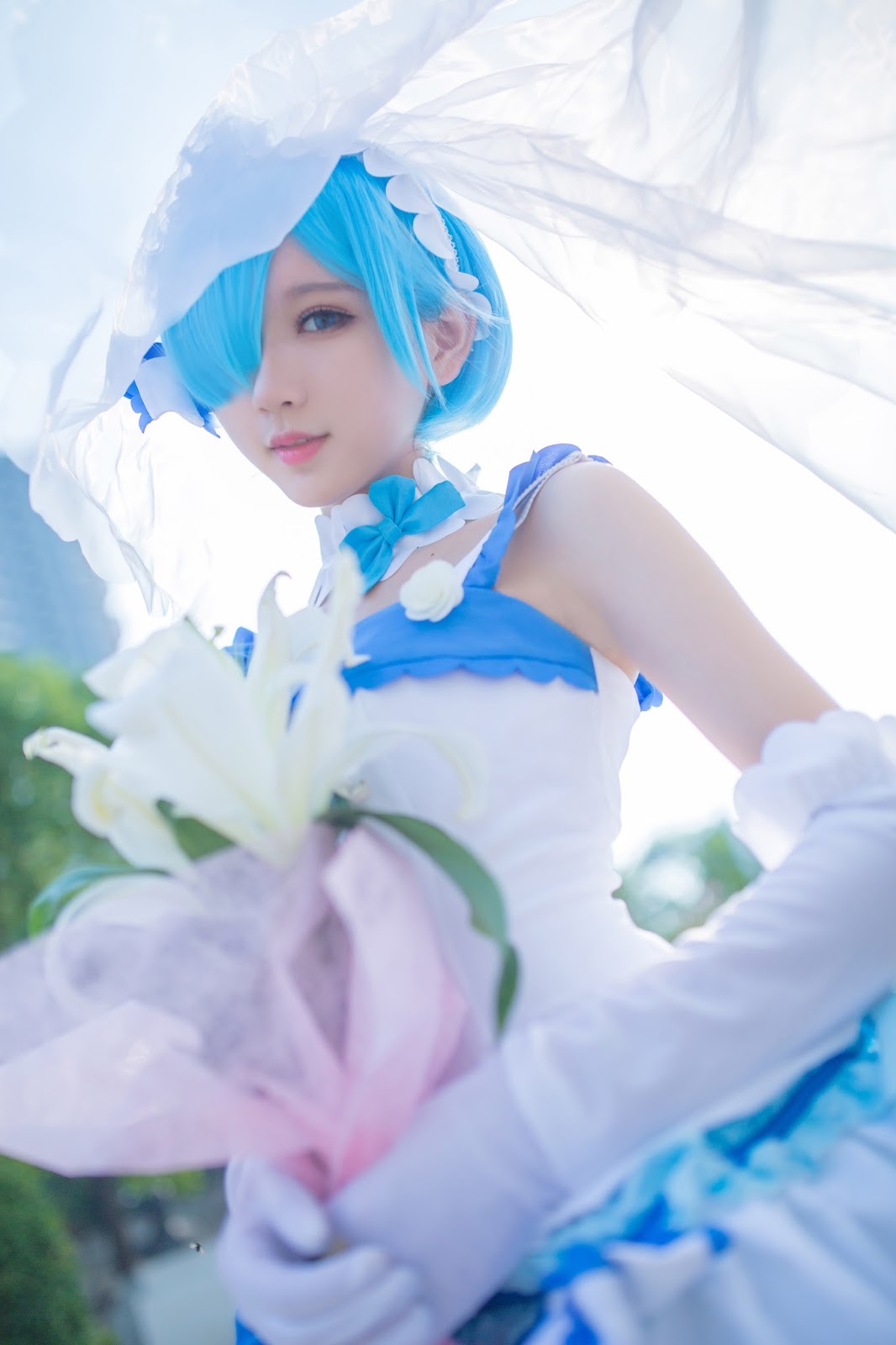Cosplay Rem Anime Re: Zero kara Hajimeru Isekai Sekaitsu dalam Balutan ...