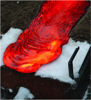 Dispatches from the Geosphere: Pouring Lava on Ice: for Science!