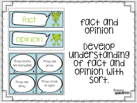 Primary Graffiti: I Don't Want To Be A Frog {Opinion Book Companion}