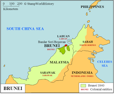 Big Blue 1840-1940: Brunei - a closer look