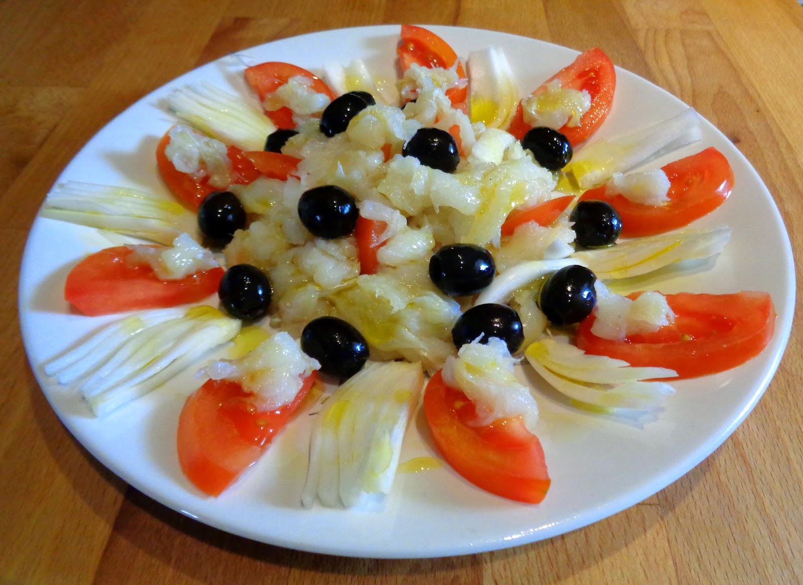 RECETAS DE MI MADRE Y MIAS: Esqueixada de bacalao