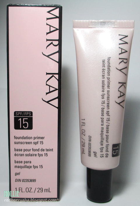 Random Beauty by Hollie: Mary Kay Foundation Primer Sunscreen SPF 15 Review