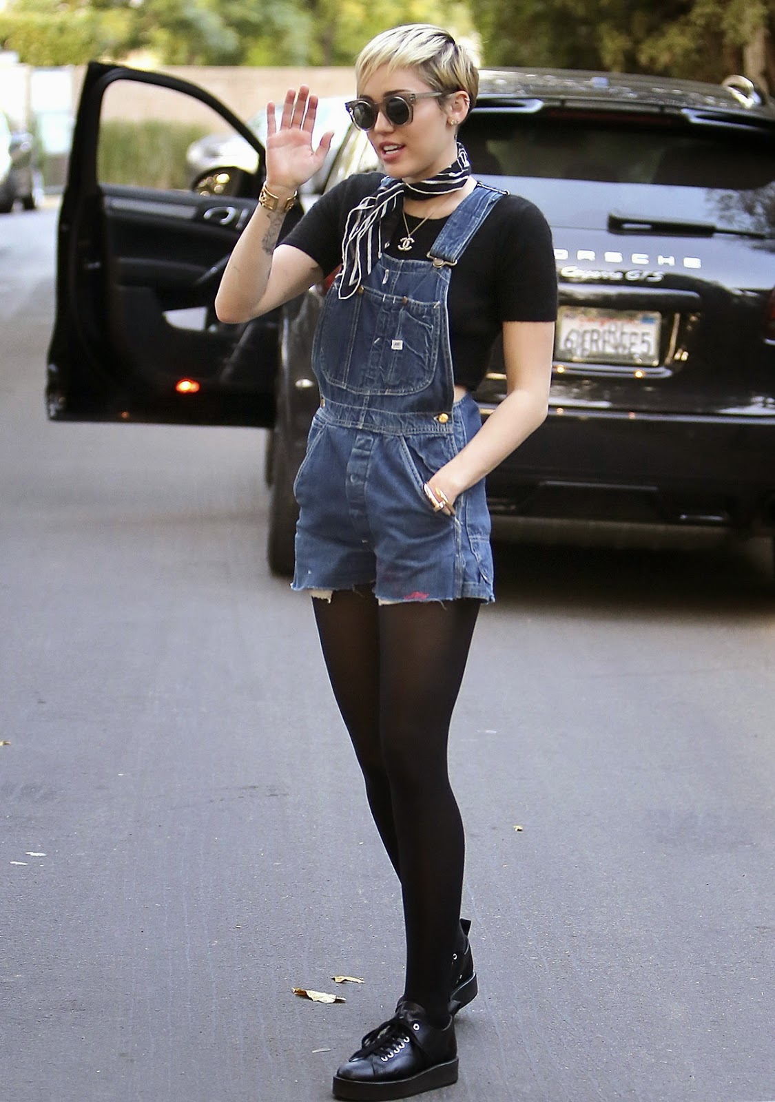 Shoe Game of the Stars: Comme Des Garcons Platform Lace Up Shoe - Miley ...