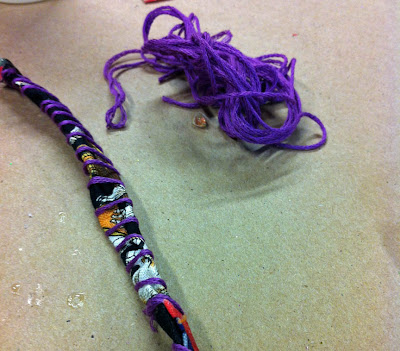 Mexi-Boho Fabric and Yarn Wrapped Frames - Crafty Chica