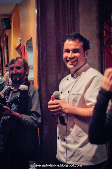 The Empty Fridge.: Apertif with Chefs Miguel Maestre & Manu Fidel