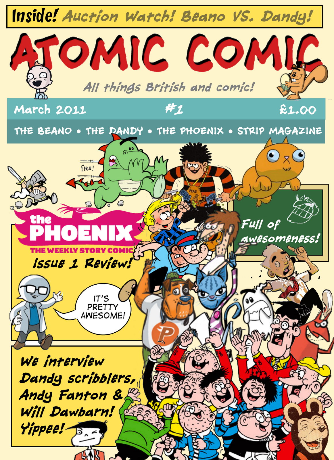 Wacky Comics!: Atomic Comic!