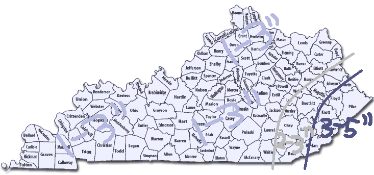 Southeastern Kentucky Weather Blog: Updated Snowfall Forecast Map
