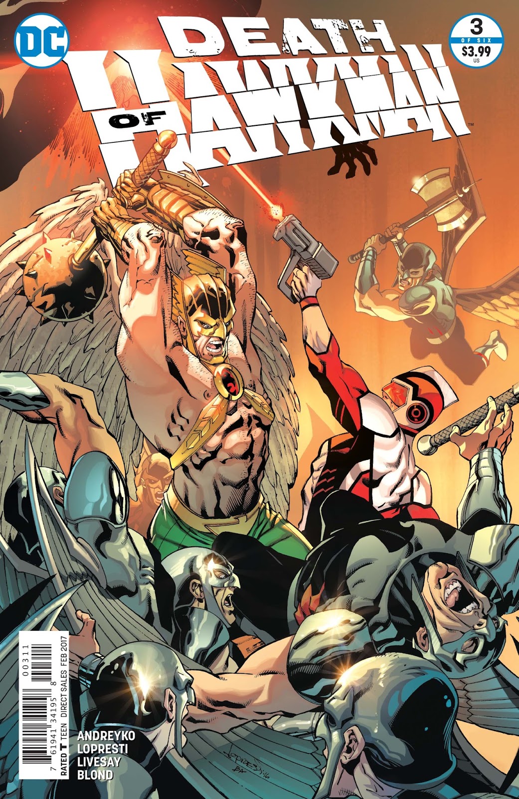 Weird Science DC Comics: Death of Hawkman #3 Review and *SPOILERS*