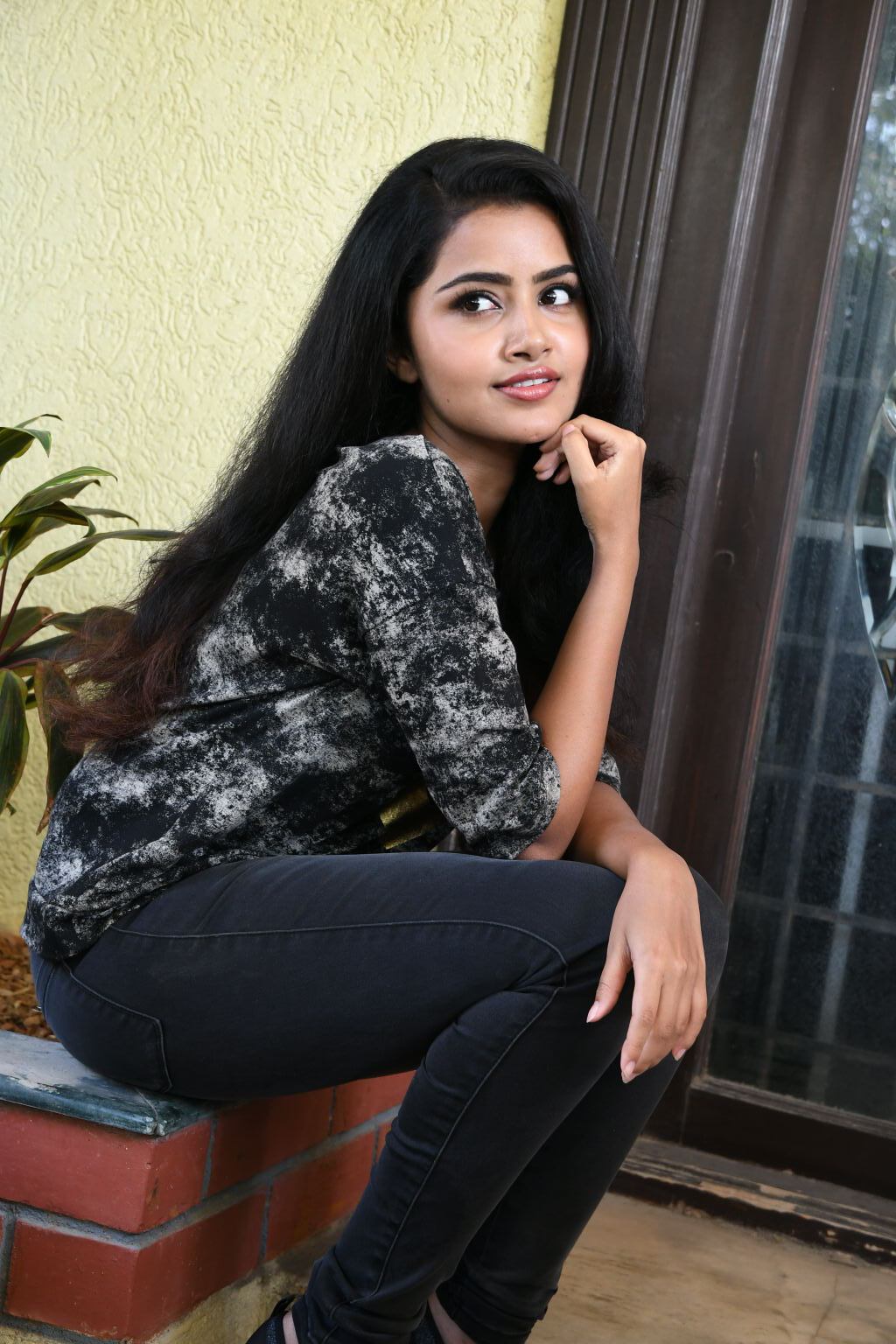 Cute and glam actress : Anupama Parameshwaran New Photoshoot Stills