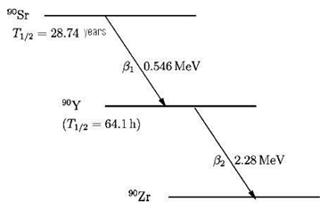 Conceptual Physics: Decay Level Scheme of Sr-90
