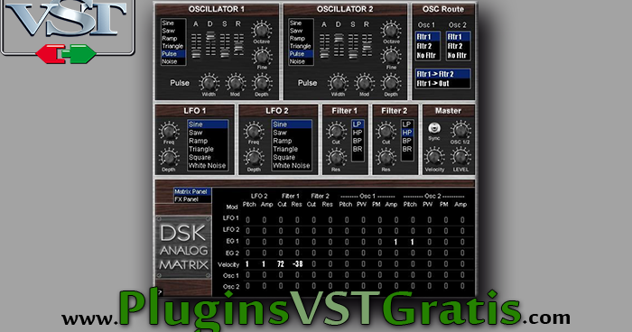 DSK Analog Matrix - Plugin Sintetizador Grátis | Plugins VST Grátis ...