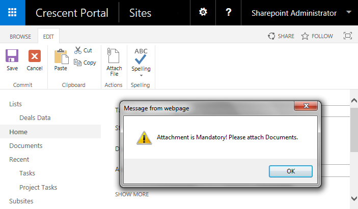 How to Make Attachments Mandatory in SharePoint List? - SharePoint Diary