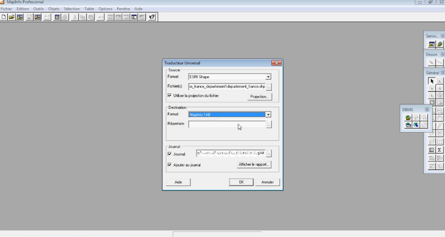 Geomatic Tutorial Gis Tutorial Webmapping Tutorial [mapinfo] Tutorial 13 Le Traducteur