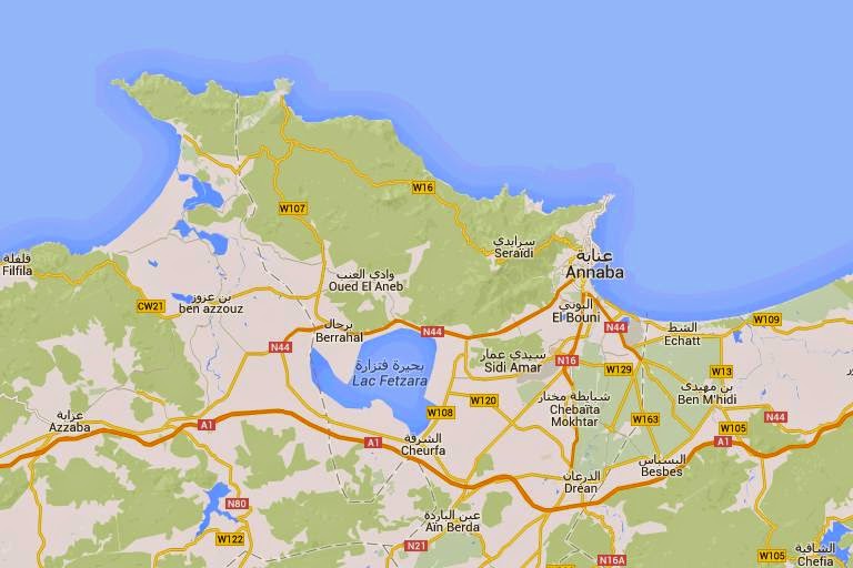 Découpage administratif de l'Algérie & Monographie: Carte du réseau ...