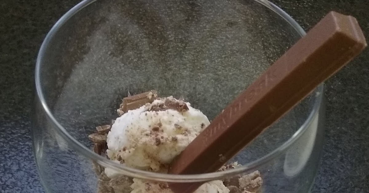 Mis recetas PKU: HELADO CON KIT-KAT