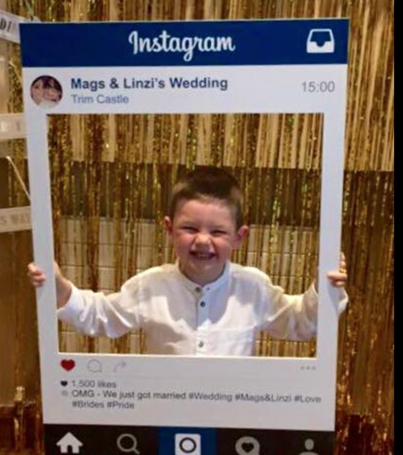 DIY Selfie Station For Mags & Linzi's Wedding | Faces By Grace