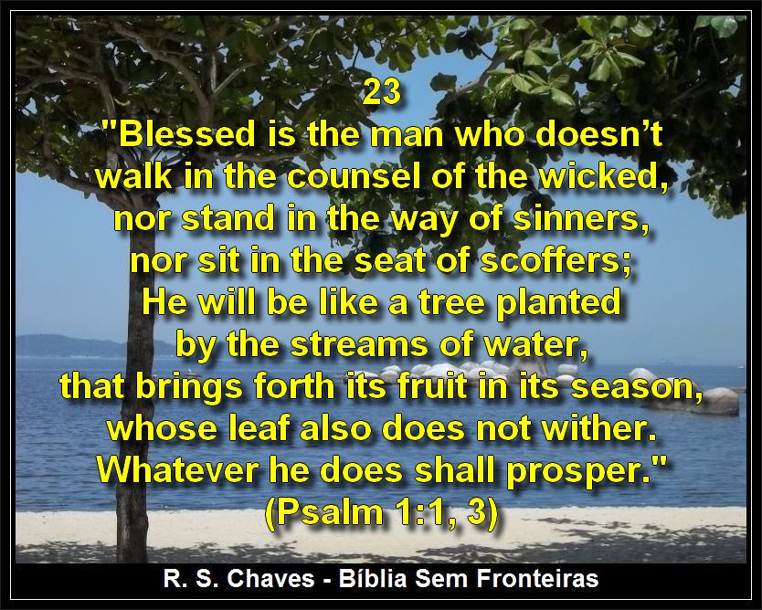 Free Bible - Gospel to All Nations: Blessed is the man who doesn’t walk ...