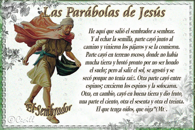 La Santidad como tarea.: ESTAMPAS CON LAS PARÁBOLAS DE JESÚS